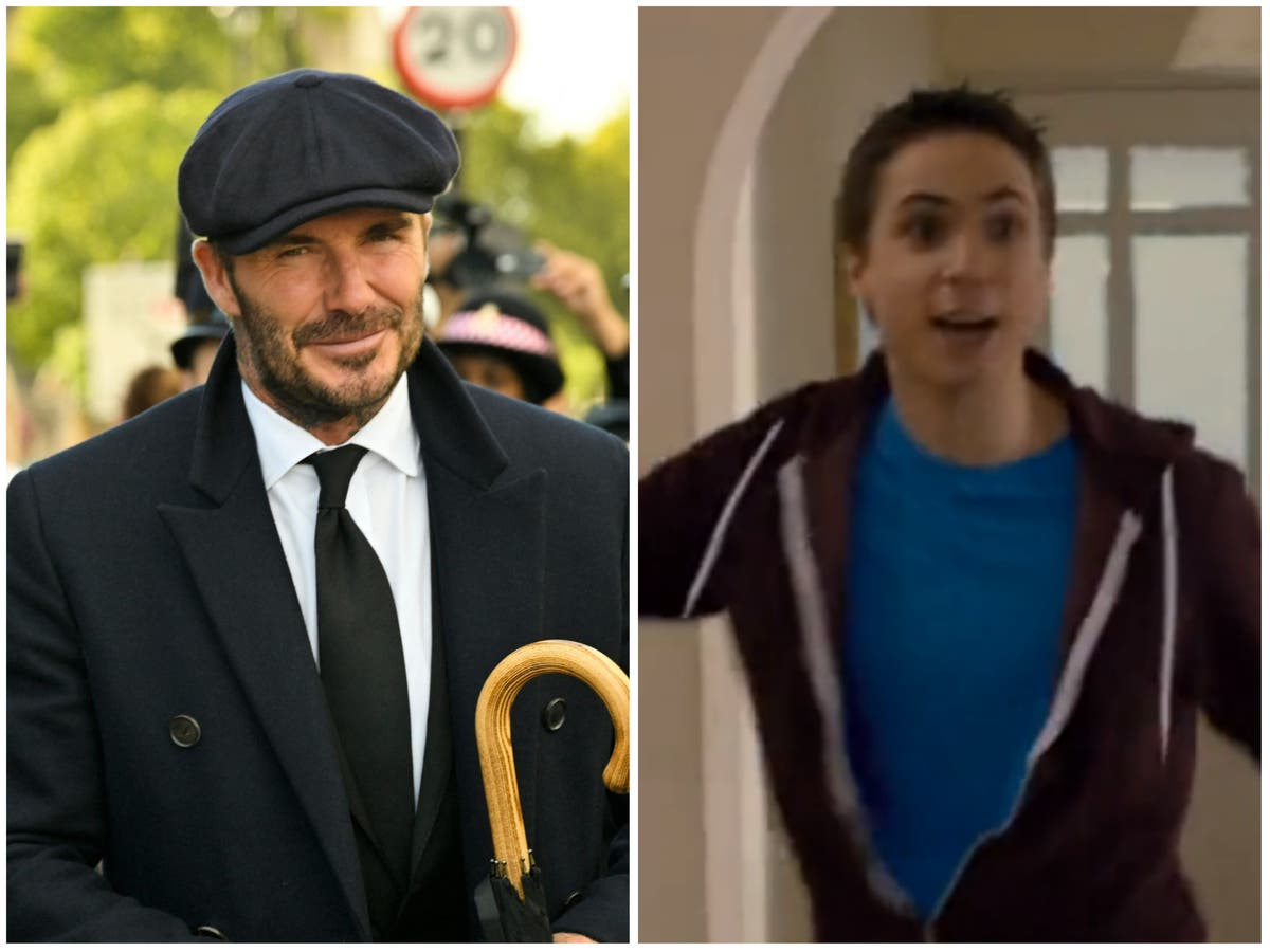 David Beckham: Inbetweeners Post Comparing Football Star To Simon After He Queued To See The ...